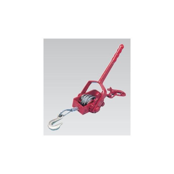 ワイヤー荷締機NB500　小型荷締め機※この商品はお取り寄せの為、発送までに１〜２週間かかります。メーカー欠品等でご注文をお受けできない場合が御座います。●軽い力で作用し、能率的な荷締めができます。●ギヤーは特殊網を使用し強力です。●フック...