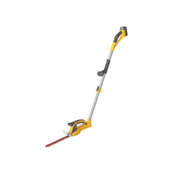 ムサシ musashi充電式ハンディ&amp;ポールバリカンPL-5002■庭木これ１本、はずして使えるハンディ＆ポールバリカン伸縮ポールが付け外しでき、手元・中木・下草の剪定・お手入れを１台で解決します。伸縮機能は、1.45〜1.8ｍ。高...