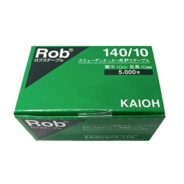 Robステープル140/101箱　5000本入り(小箱)■商品説明1.亜鉛メッキが腐食を防ぎます　 2.的確な角度が抜けるのを防止します　 3.ステープルのレッグ(足)部の誤差は0.1mmです　 4.頂点の正確な形により、的確な貫通が実現し...