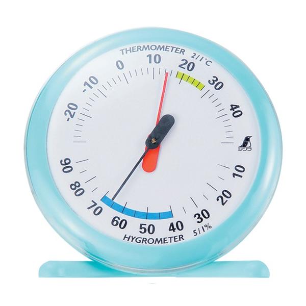 シンワ測定株式会社温湿度計 Q-1 丸型 15cm ライトブルー製品コード：70494■特長・温度と湿度を同時に測定でき、健康管理や省エネに役立ちます。・表示が見やすい大型仕様です。・スタンドを外して壁掛けにも使用できます。■仕様・精度 温...