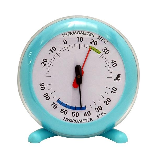 シンワ測定株式会社温湿度計 Q-2 丸型 10cm ライトブルー製品コード：70496■特長・温度と湿度を同時に測定でき、健康管理や省エネに役立ちます。・表示が見やすい大型仕様です。・スタンドを外して壁掛けにも使用できます。■仕様・精度 温...