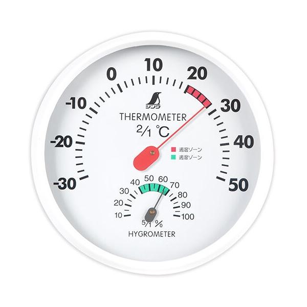 シンワ測定株式会社温湿度計 F 丸型 15cm ホワイト製品コード：72597■特長・温度と湿度を同時に測定でき、健康管理や省エネに役立ちます。・快適温度と快適湿度の目盛に色をつけて分かりやすくしてあります。・温度が見やすい大型目盛表示です...