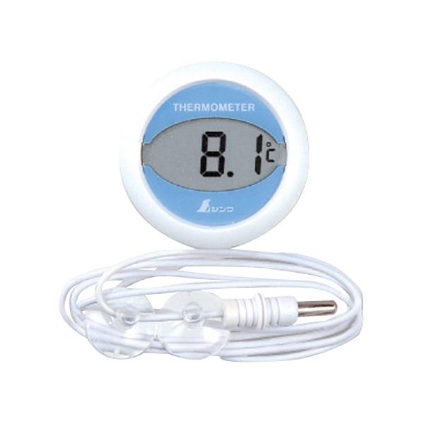 シンワ測定株式会社ホームサーモ デジタル T 温度 冷蔵庫用 丸型製品コード：72980■特長・裏面にはマグネットが付いています。・余ったコードは本体に巻き付ける事ができ邪魔になりません。・コードには2個吸盤が付いているので固定することがで...