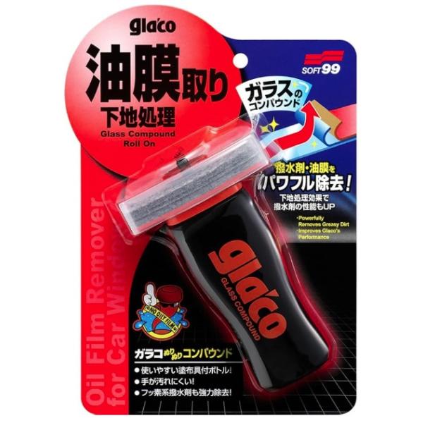 ソフト99 (SOFT99)ガラコぬりぬりコンパウンド商品コード：04101■特長小さく硬い研磨粒子と大きく柔らかい研磨粒子のダブル効果で頑固な油膜や強力なフッ素コーティング被膜もカンタンにクリーニングできます。液ボトルと塗り具が一体化して...