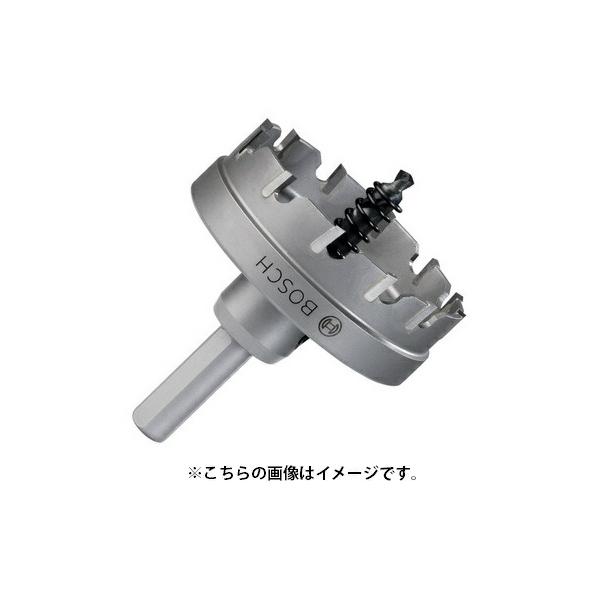 ボッシュ BOSCH超硬ホールソー(回転専用)ストレートシャンク段付きセンタードリルが超硬チップを守る!鋭い切れ味が持続!20％耐久性がアップした最高にタフな超硬ホールソー用途5mmまでの鋼板・ステンレス板・プラスチック・塩ビ・FRP等の穴...
