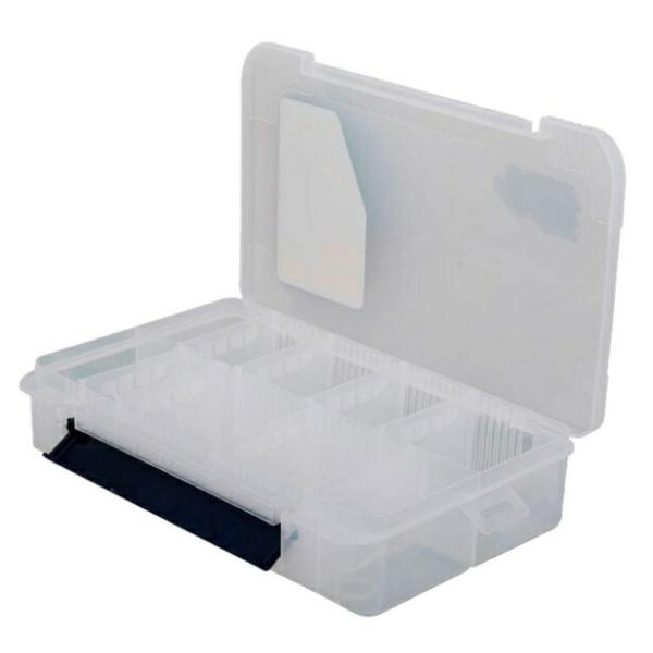 メイホー MEIHOツールケース  VS-3043NDD※販売はタイトルの商品です。ワームをパックごと収納できる。40cmバッカンサイズ。■DATA・サイズ　356x230x82mm・素材　本体：ポリプロピレン　　　　止具：ABS・備考　ワ...