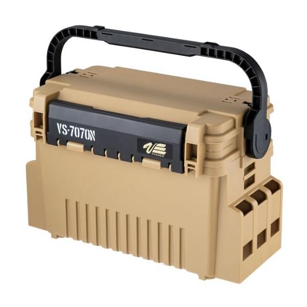 メイホー MEIHOバケットマウスVS-7070N SPカラー限定カラー：オーカー(Ocher)受注生産限定モデルアウトドアカラーのド定番！ランガンシステムBOXにハンドルストッパー機能を搭載した、VS-7070N。収納物や装着しているオプ...