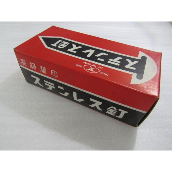 高級扇印 ステンレス釘SUS304　18-8NET.１kg寸法：１４×３８型：丸頭