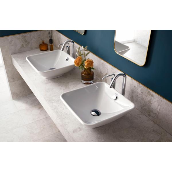 ※画像はイメージです。代表写真の場合があります。420 × 420mm実容量3.9L重量8.0kg洗面器深さ115mmオーバーフローあり表示価格は、洗面ボウル(洗面器)のみの価格です。