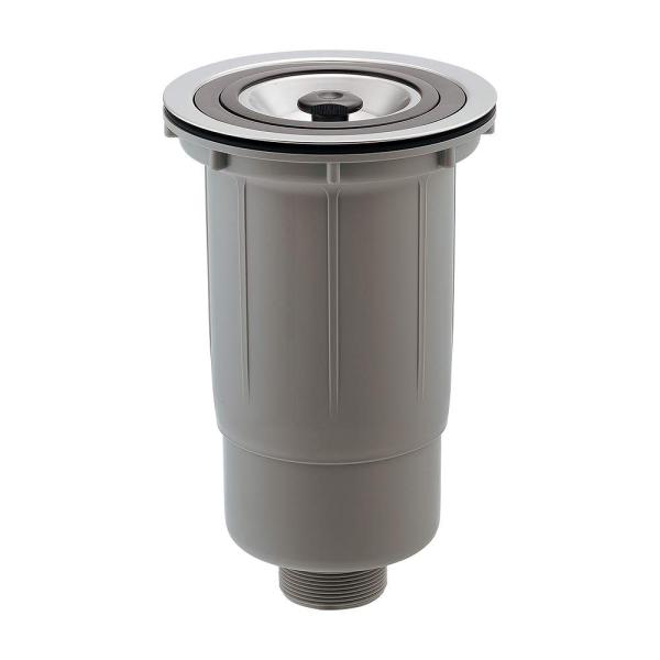 【基本情報（重量・材質・付属品・色・使用温度・使用水圧など）】材質：ポリプロピレン、ステンレス使用温度：1〜60℃キッチン用の流し台排水トラップです。【特長】◆取付穴径：158ミリ（絞り段外径181ミリ）◆取付はさみ込み厚：最大1.5ミリ◆...