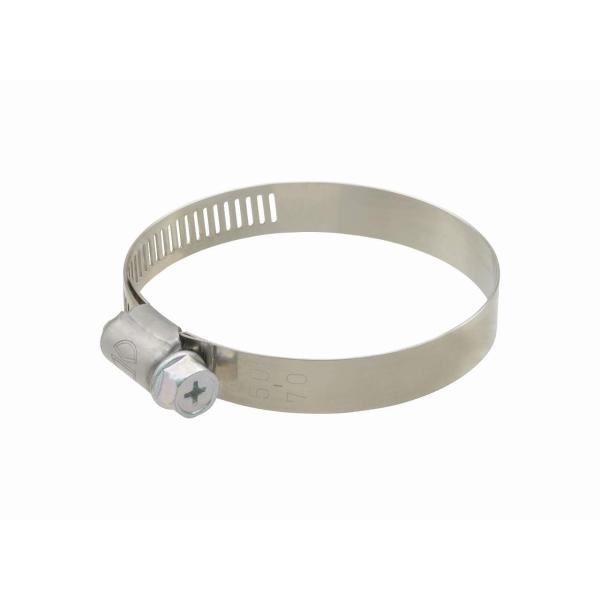 【基本情報（重量・材質・付属品・色・使用温度・使用水圧など）】材質：ステンレス、鋼最大締付トルク約7.8N・m(0.8kgf・m)ホースの抜け防止に便利なドライバー締めタイプのホースバンドです。【特長】◆締付範囲：40〜60ミリ◆プラスドラ...