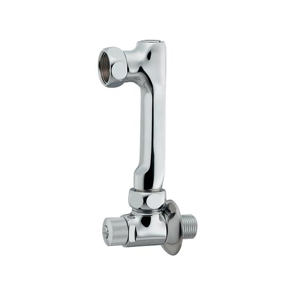 給水栓取付ネジ：13説明文：●水量調節弁・ストレーナー・水抜付き●湯水の配管間隔が広いときや吐水位置が低いときなどに使用●2分割式のため、回転取付時にカウンターなどの障害物を回避できます。●シングルレバー混合栓、2ハンドル混合栓用●1個当り...