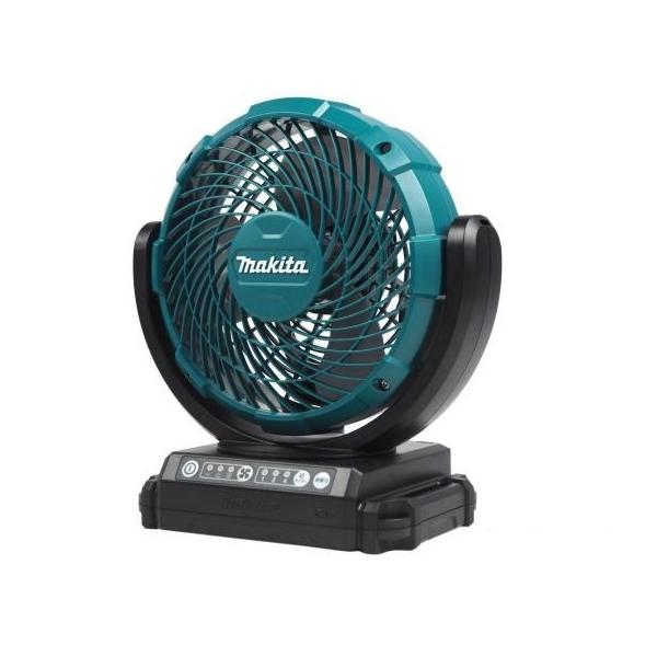 マキタ 充電式ファン CF101DZ　（10.8V）　本体のみ　　　　　　　　　　（バッテリー・充電器は付属しておりません）　●コンパクトボディで大風量　●自動首振り機能付き　●風向角度調節可能　●風量調節3段階　●切タイマー付き（1・2・...