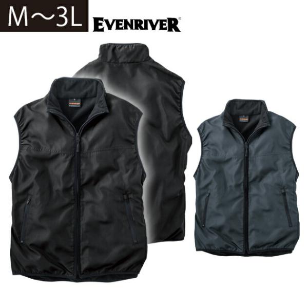 適応サイズ(cm)サイズ着丈胸回り肩幅M6310642L6511044LL67114463L6911848【商品詳細】メーカーEVENRIVER（イーブンリバー）品番R005混率表地・裏地：ポリエステル100%(裏フリース)特徴軽量でソフト...