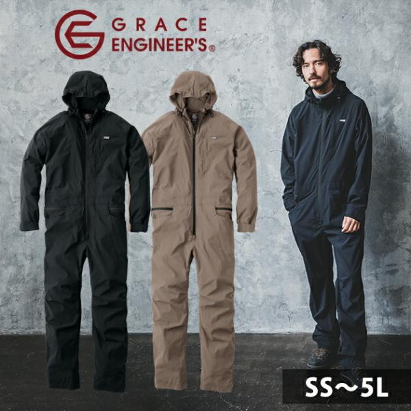【商品詳細】【メーカー】GRACE ENGINEER`S（グレイスエンジニアーズ）【品番】GE-760【混率】ポリエステル100％（目付量102g/m2・生地厚2）【サイズ】SS,S,M,L,LL,3L,4L,5L【カラー】ブラック（5）、...