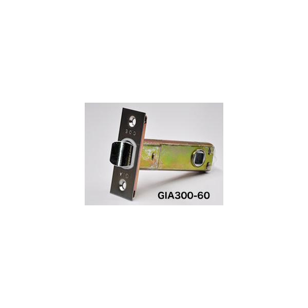 ヒナカ GIAラッチ60 GIA300-60【ネコポス配送】6個までバックセット 60mmプレート刻印 GIA 300フロント板 本体一体型　57mm×22.5mmフロント板ビスピッチ 42mm角孔 6.8mm適用レバー GIAレバーバック...