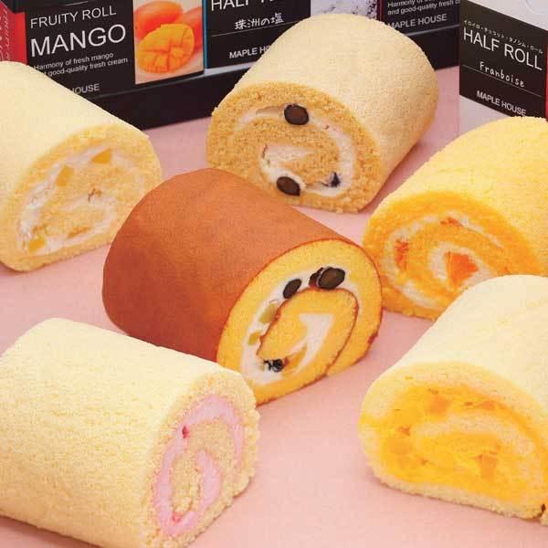 【商品について】キューブ型の箱に入った、食べきりハーフサイズのロールケーキです。全3種類とバリエーションも豊富！◎珠洲の塩：日本海の恵み、珠洲の塩を使用した生クリームを栗と一緒にロール。◎白桃：香り豊かな白桃と生クリームを巻き込んだフルーテ...