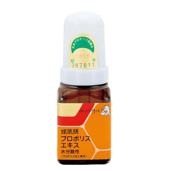 名称：プロポリス加工食品原材料：プロポリスエキス、エタノール、乳化剤（キラヤサポニン）内容量：30mlお召し上がり方：1日1ml(スポイト目盛2回分)を目安に、水等によく混ぜてお飲みください。保存方法：フタをしっかり閉め、直射日光を避け常温...