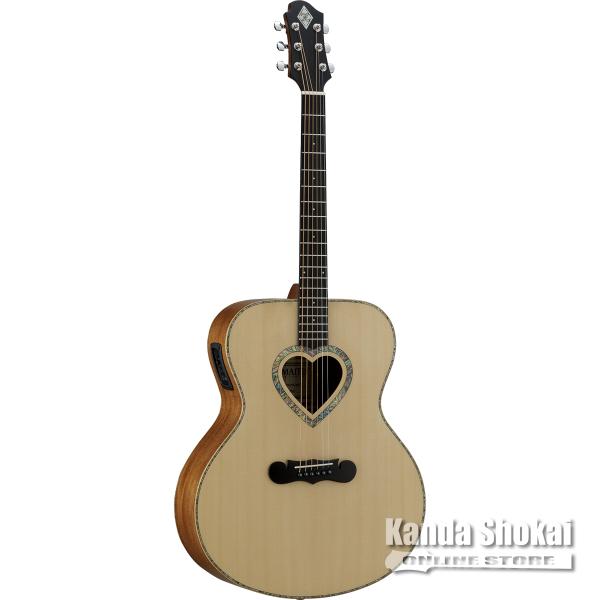 豊かな鳴りと魅力的な低音域を持つジャンボ・ボディーのCAJ-300HSは、板材の時に真空状態で熱を加えることで余分な水分やミネラルを取り除いたAAグレードのソリッド・シトカ・スプルースをボディートップに、マホガニーをサイドとバックに使用して...