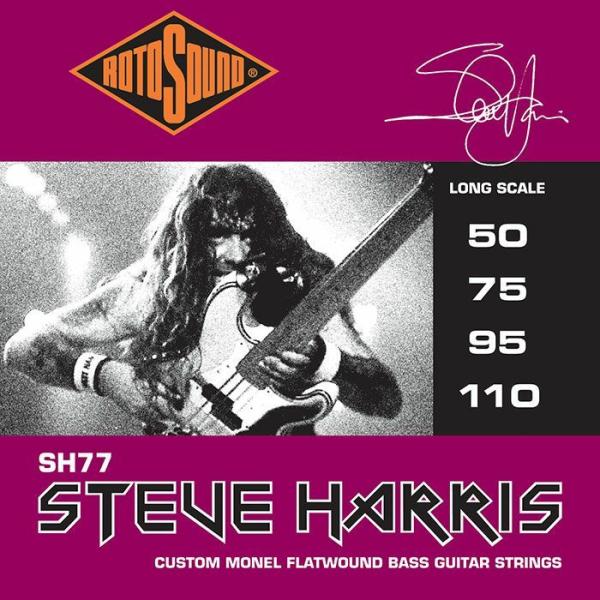 ロトサウンドの「SH77」は、アイアン・メイデンのベーシストであるスティーブ・ハリス (Steve Harris) シグネチャーのエレクトリック・ベース弦です。810mm〜860mm (32〜34インチ) ロングスケールのベース弦です。ステ...