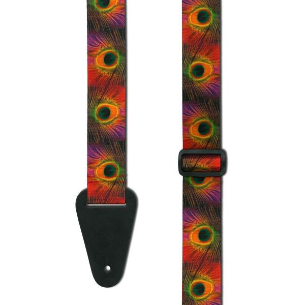ポリ繊維のストラップに昇華転写プリントされたクジャクの羽の柄をデザインしたPeacock(ピーコック)です。50mm 幅のポリ繊維を採用した耐久性の高いストラップで、長さ調節はスライド式です。ストラップ・エンド部分には丈夫なレザーを使用して...