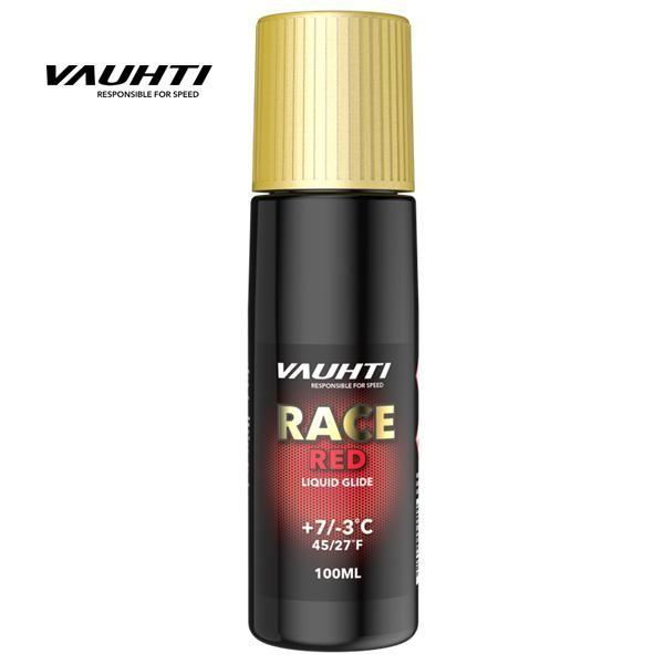 VAUHTI RACE LIQUID GLIDE製品は、原料を炭化水素溶剤で処理し、競技スキーに最適な高性能液体滑走ワックスを製造しています。高品質のワックス成分、ステアリン酸亜鉛、シリコンワックスが、あらゆる気象条件、特に新雪や細粒雪にお...