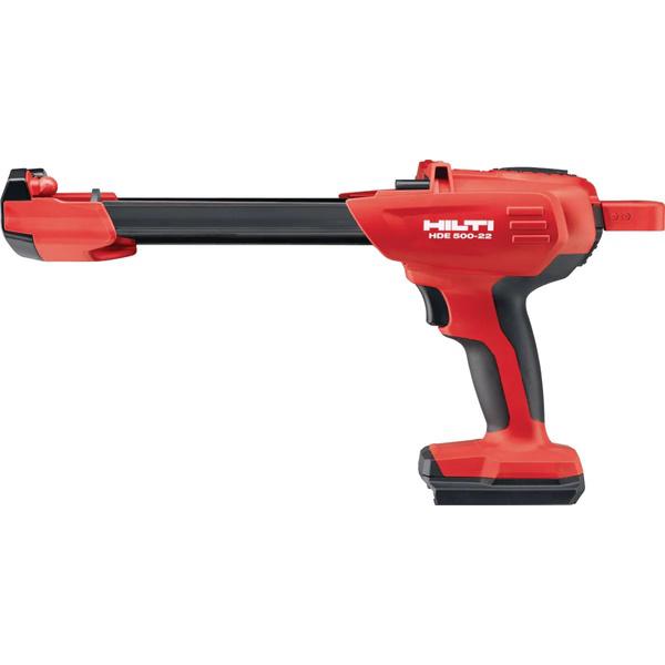 HILTI ヒルティ NURON 充電式接着剤ディスペンサー HDE 500-22 ボックス 2250851 ※バッテリーは付属しません。●速度アップ、安全性の向上、廃棄物の削減を実現するスマート機能が備わった、充電式ハイブリッド/エポキシ...