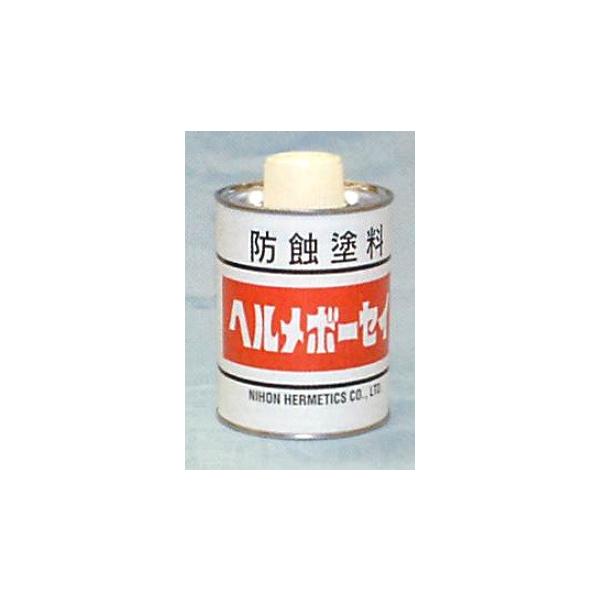 日本ヘルメチックス ヘルメボーセイ 500g ハケ付缶入 (灰色) 環境対応・鉛・クロムフリー防蝕塗料 ●ヘルメボーセイは環境に対する関心の高さを受け、鉛、クロム等の重金属を含まず、トルエン、キシレン等室内汚染化学物質(シックハウス)に対応...