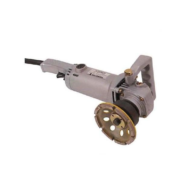 大見工業 ハンディショッター HS110A ■フランジ幅150mm以上のH形鋼の黒皮(酸化被膜)取りが手軽にできます。 ■砥石に比べ、特殊CBN刃ですので火花や粉塵が非常に少なく、安全に衛生的に作業ができます