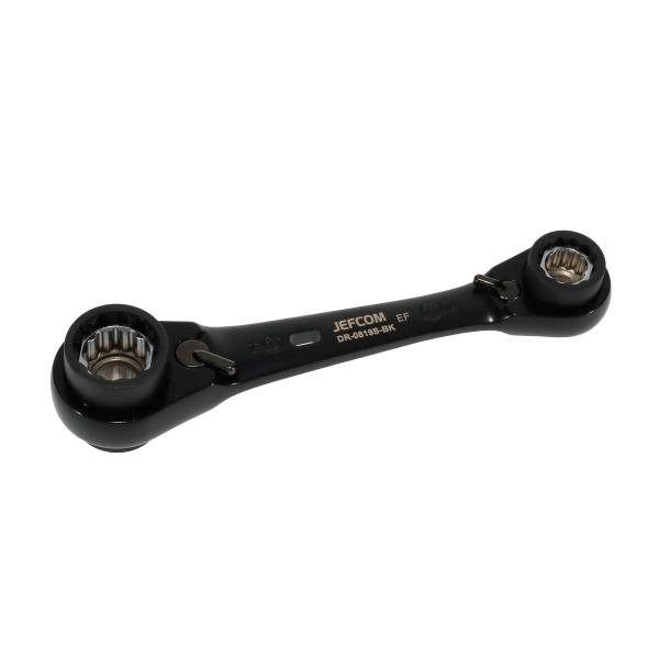 製品特長インナーソケットでサイズ切替可能 8サイズOKのソケットレンチ、ショートタイプ●ブラックタイプ 新登場！●一本で8サイズOK（ 8, 10, 12, 13, 14, 15, 17, 19mm）●六角ボルト、ナットの締め外し用ソケット...