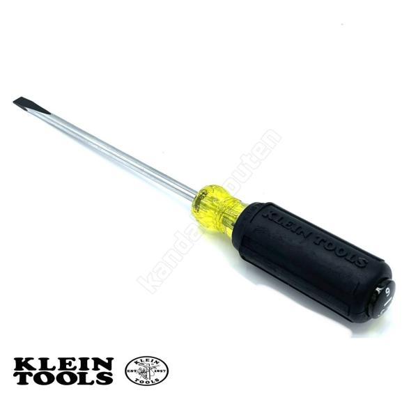 メーカー：クラインツール●マイナスドライバー●（-）6×152mm●仕様●全長：263mm●質量：136g・梱包仕様　個装梱包：　個装サイズ・質量：W70×D330×H30mm・136g・原産国：U.S.A