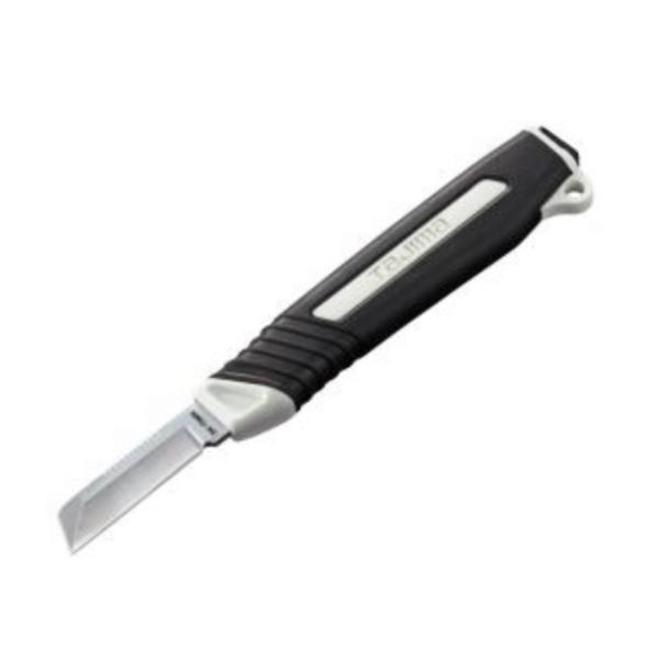 ・コンパクトな刃とボディで取り回しがよい・電線被覆を剥くのに適した43mm刃長・ケーブルの切口の仕上げにも最適・手袋着用でも滑りにくいエラストマーグリップ・縦割きでも切り渋らない ホロー刃形状・叩けるブレード貫通型・安全ロープ取り付け穴■仕...