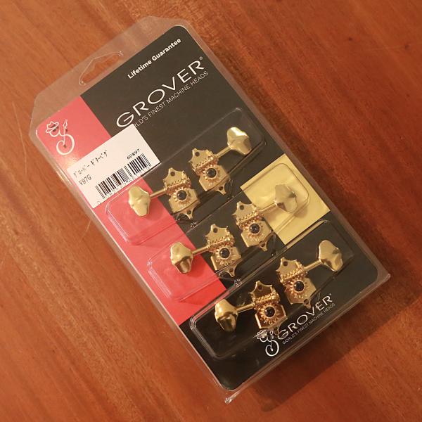 SPEC■Type: 3対3（6個セット)■Finishes: Gold■Hole Size: 23/64" (約9.128mm)■ギア比: 14 : 1