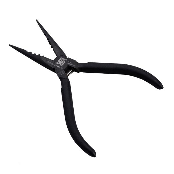 一丁七役！つかむ・割り込み切り・むく・切る・曲げる・ねじ回し・簡易圧着割り込み切り、簡易圧着、線の皮むきなど配線まわりで活躍！バネ付で連続作業も快適！滑りにくく、握りやすいマット調グリップを採用！全長：162mm刃長：10mm先端形状：2....