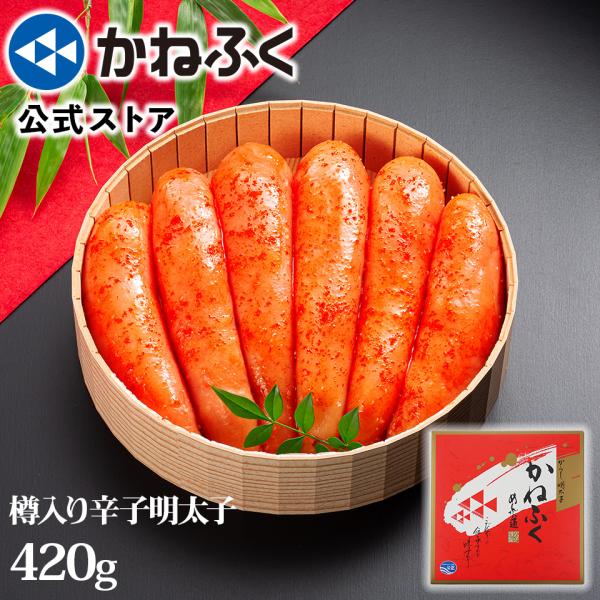 プチプチとした新鮮な食感とふくよか な熟成の味。長年明太子に情熱を注いできたかねふく自慢の逸品。丸い容器は、円=“縁”をつなぐことも連想させてくれます。ご贈答用にどうぞ＜商品規格＞【商品名】 辛子めんたいこ【原材料】 すけとうだらの卵(米国...