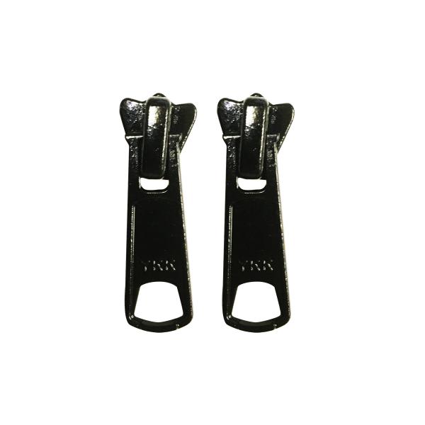 YKKファスナー交換用　5号ビスロンスライダー日本製2個セットスライダーのみ　　*サイズはスラス裏側の記号を確認してください。