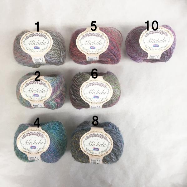 ウール５１％、アクリル１５％、モヘヤ１０％、ナイロン１０％、アルパカ７％、シルク７％仕立　35g玉巻／約110m使用針 棒針7〜9号／かぎ針6/0〜7/0号店頭売り違いの場合はお取り寄せで3〜7日かかる場合がございます。