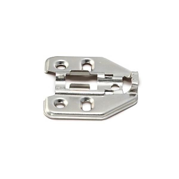 ●厚み：0mm（標準厚）●長円穴で上下調整ができます。【注意】●インセット仕様には使用できません。●材料：鋼●仕上げ：ニッケルめっきポイント利用・expoint01