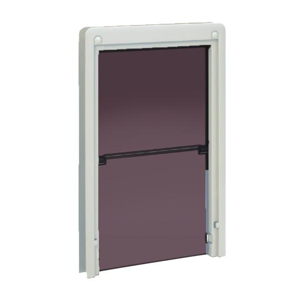 メーカー名アトムリビンテック商品名ペットくぐーる2 三方枠タイプ仕上色アイボリー※フラップの色はスモークブラウン。特徴フレームの下部がないため通り抜けやすい、バリアフリータイプです。●フレームの下部が無いので通りぬけやすい、バリアフリータイ...