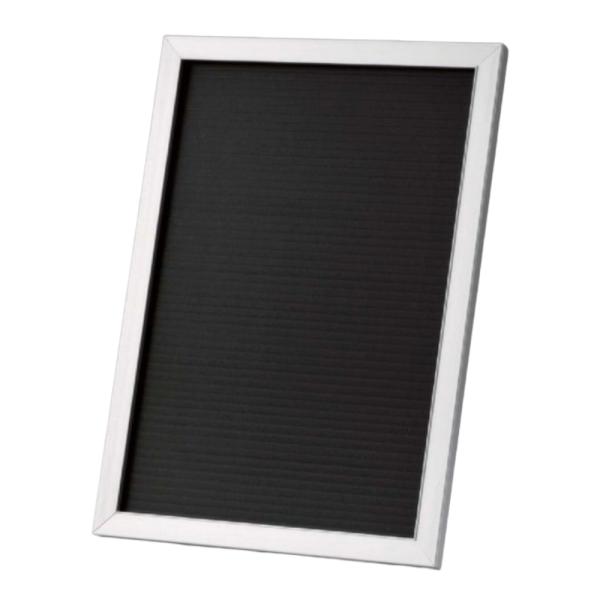 ブランド名ベルクシリーズ名アルモード品番4345商品名POPスタンドフレームアルミ押出材　アルマイト仕上面板0.5mm透明エンビ／3mmプラダン付属部品線状スタンド重量0.1kg