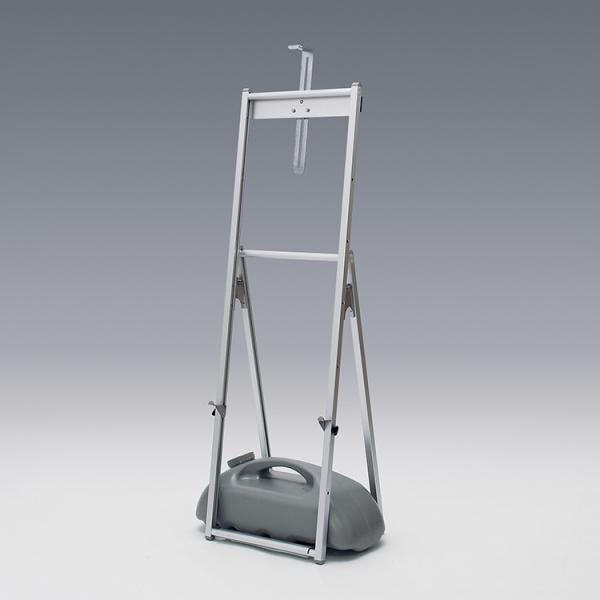 ブランド名ベルクシリーズ名アルモード商品名イーゼル品番MS151カラーシルバー対応サイズA3ヨコ・B3 ・A2・B2・A1・B1タテパネル厚30mmまで重量2.8kg静止安定荷重12kgまで主要素材本体：アルミ押出材（シルバー）アルマイト仕...