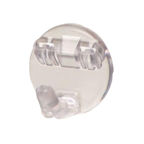 【品番】C-102-30-CL【商品名】アクアフック丸形【サイズ】30×24×30mm【仕上】クリア【材質】ポリカーボネート【主な取り付け場所】石こうボードプリント合板（木質新建材）柱・板壁ポイント利用・expoint01