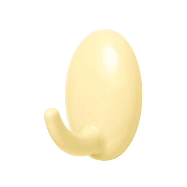 【品番】C-10U-XL-SOYE【商品名】たまごフック【サイズ】68×51×46mm【仕上】ソフトイエロー【材質】ABS【主な取り付け場所】石こうボードプリント合板（木質新建材）柱・板壁ポイント利用・expoint01