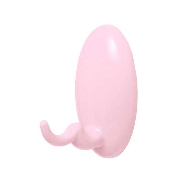 【品番】C-12T-M-PI【商品名】たまごフック2段【サイズ】60×44×34mm【仕上】ピンク【材質】ABS【主な取り付け場所】金属塗装面タイル・ガラス・ステンレス柱・板壁・化粧合板【特徴】簡単にはがせる粘着タイプポイント利用・expo...