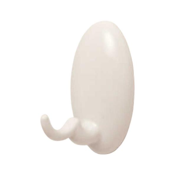 【品番】C-12U-M-IV【商品名】たまごフック2段【サイズ】60×44×34mm【仕上】アイボリー【材質】ABS【主な取り付け場所】石こうボードプリント合板（木質新建材）柱・板壁ポイント利用・expoint01