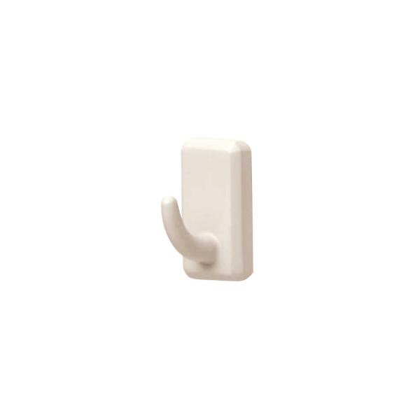 【品番】C-1U-XS-IV【商品名】eフック【サイズ】34×24×18mm【仕上】アイボリー【材質】ABS【主な取り付け場所】石こうボードプリント合板（木質新建材）柱・板壁ポイント利用・expoint01