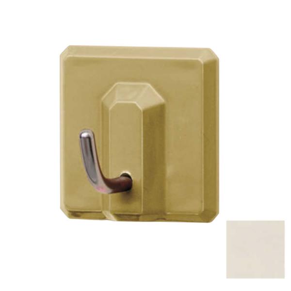 【品番】C-200-34-IV【商品名】eフックD形【サイズ】34×24×34mm【仕上】アイボリー【材質】ＡＢＳ＋ステンレス【主な取り付け場所】金属塗装面タイル・ガラス・ステンレス柱・板壁・化粧合板【特徴】簡単にはがせる粘着タイプポイント...