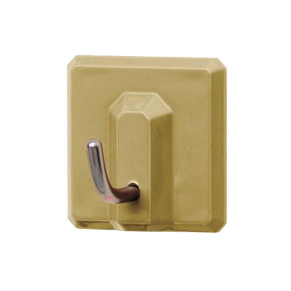 【品番】C-200-34-OA【商品名】eフックD形【サイズ】34×24×34mm【仕上】オーク【材質】ＡＢＳ＋ステンレス【主な取り付け場所】金属塗装面タイル・ガラス・ステンレス柱・板壁・化粧合板【特徴】簡単にはがせる粘着タイプポイント利用...