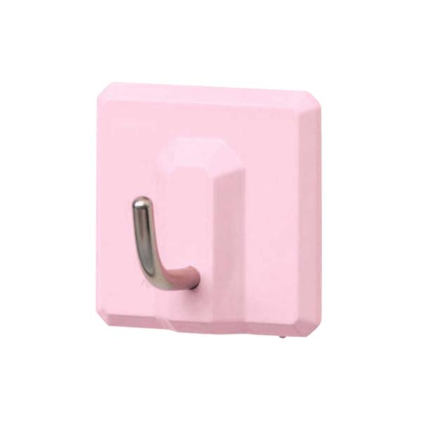 【品番】C-200-34-PI【商品名】eフックD形【サイズ】34×24×34mm【仕上】ピンク【材質】ＡＢＳ＋ステンレス【主な取り付け場所】金属塗装面タイル・ガラス・ステンレス柱・板壁・化粧合板【特徴】簡単にはがせる粘着タイプポイント利用...