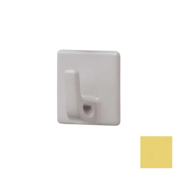 【品番】C-203-34-MA【商品名】カジュアルフック【サイズ】34×20×32mm【仕上】マスタード【材質】ABS【主な取り付け場所】金属塗装面タイル・ガラス・ステンレス柱・板壁・化粧合板【特徴】簡単にはがせる粘着タイプポイント利用・e...